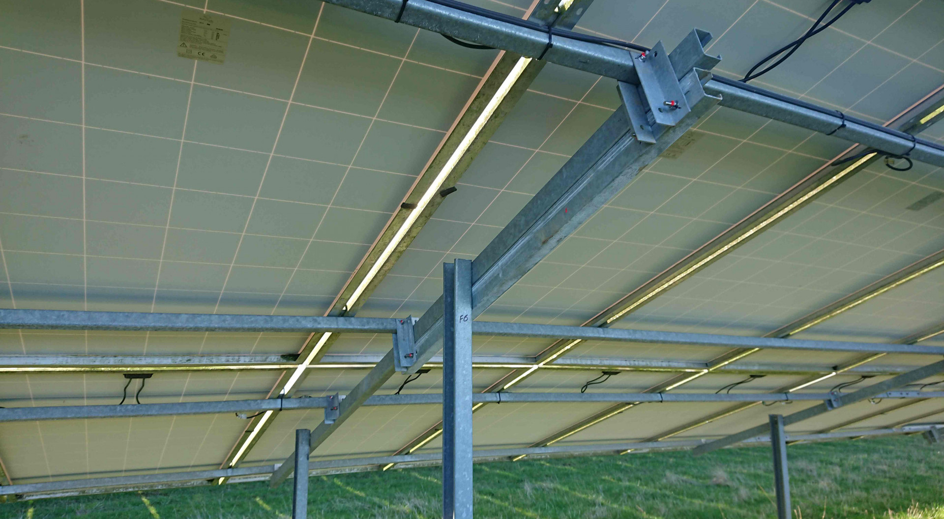 Solar Farm Frame Strengthening